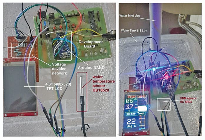Water Level and Temperature Monitoring Using Arduino