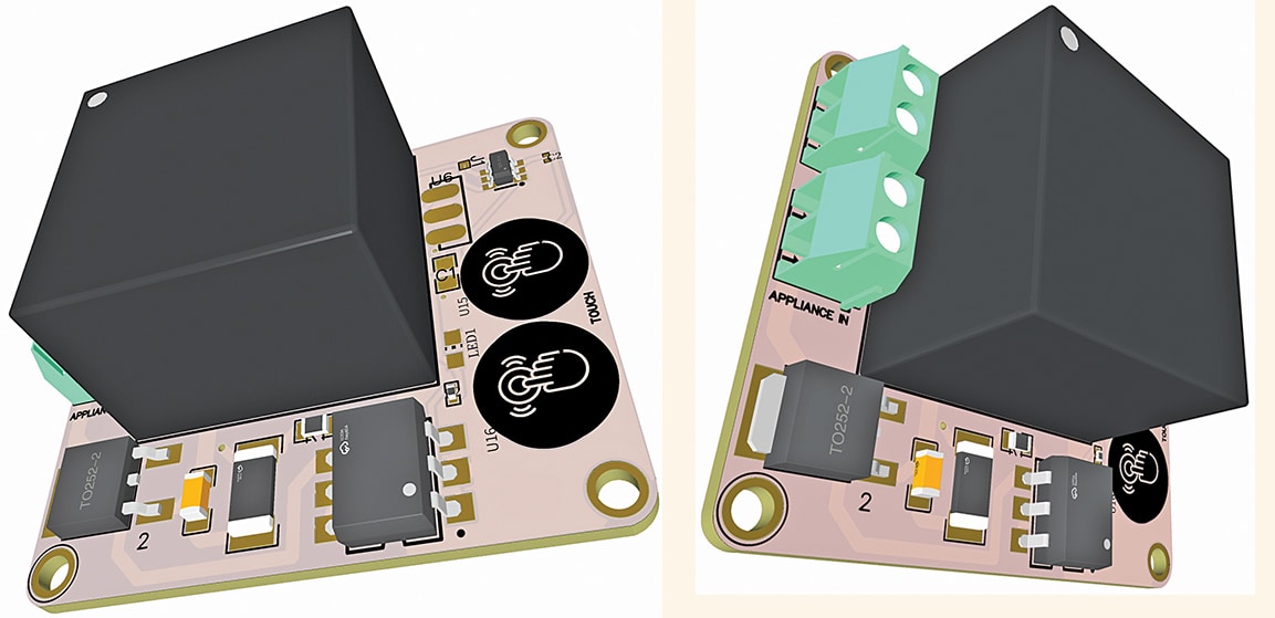 AC Touch-controlled Solid-state Relay - Electronics Project