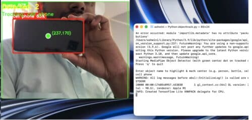 Raspberry Pi Object Tracking Camera using MediaPipe