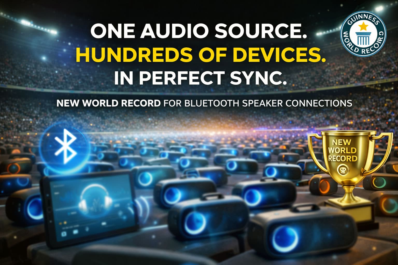 This Bluetooth Auracast Test Synced Hundreds of Devices at Once — A ...