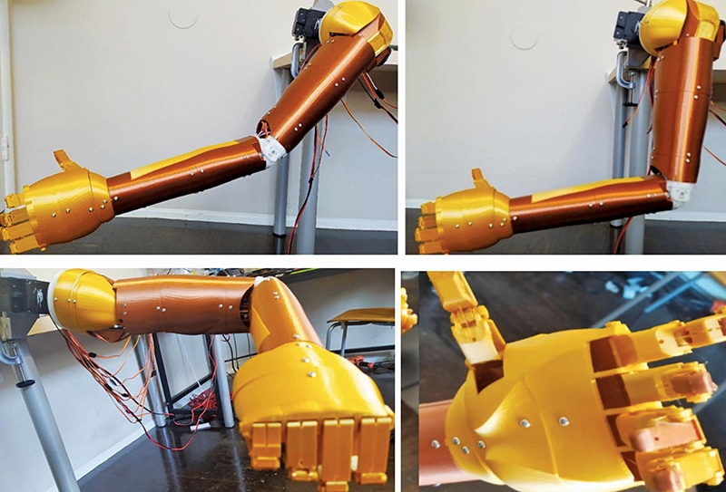 Print and Build Your Own Full-Scale Humanoid Robotic Arm