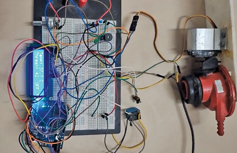 Temperature-Based Dual Safety System For Smart Homes