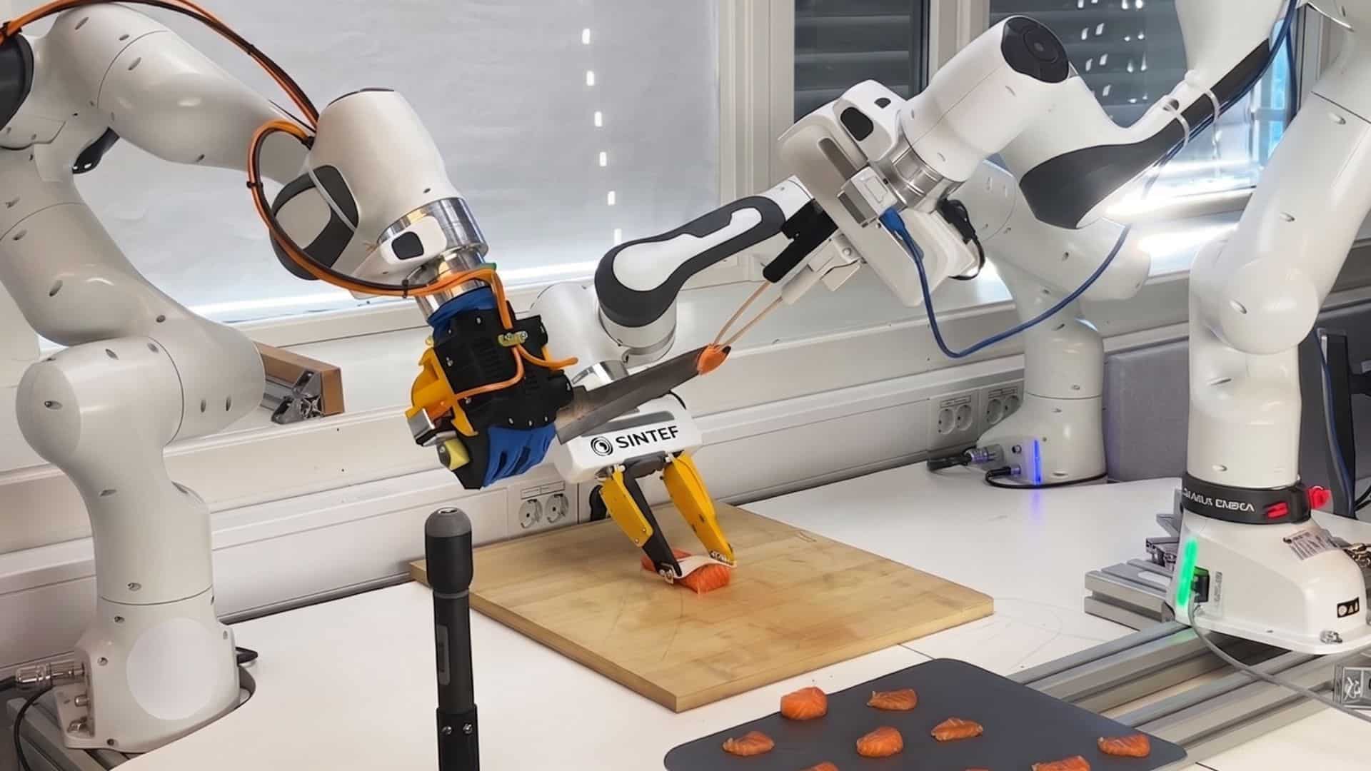 Robot Uses AI To Prepare Salmon Sashimi - Electronics For You
